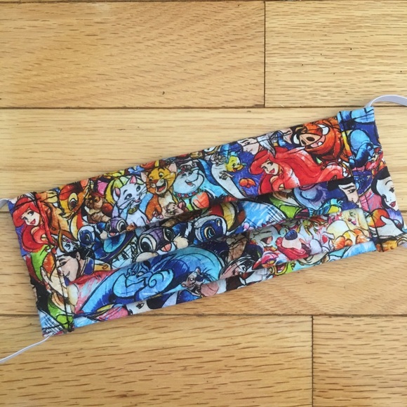 Hand Crafted | Accessories | New Disney Character Sketch Print Cloth ...